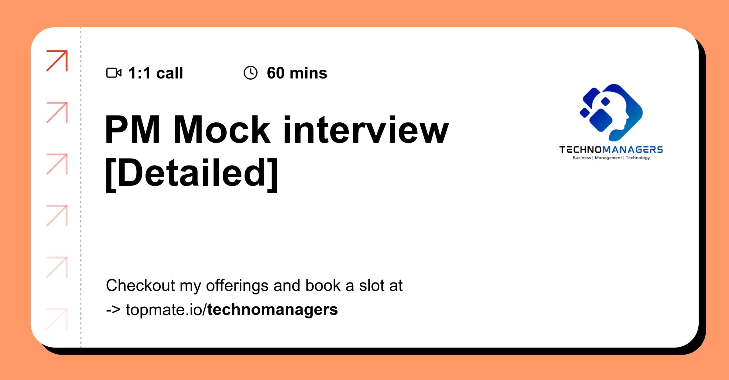 PM Mock interview [Detailed] with Technomanagers